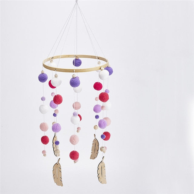 Nordic Felt Hanging Mobile – Cozy Nursery
