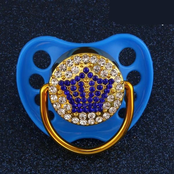 Crown Rhinestones Pacifier – Cozy Nursery