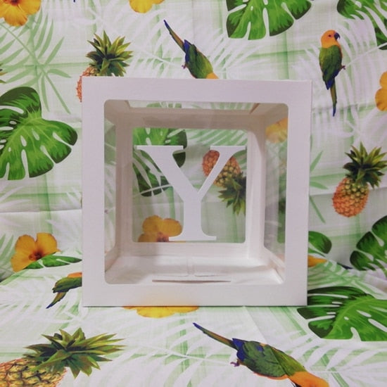 Box Name Baby Party Decor – Cozy Nursery