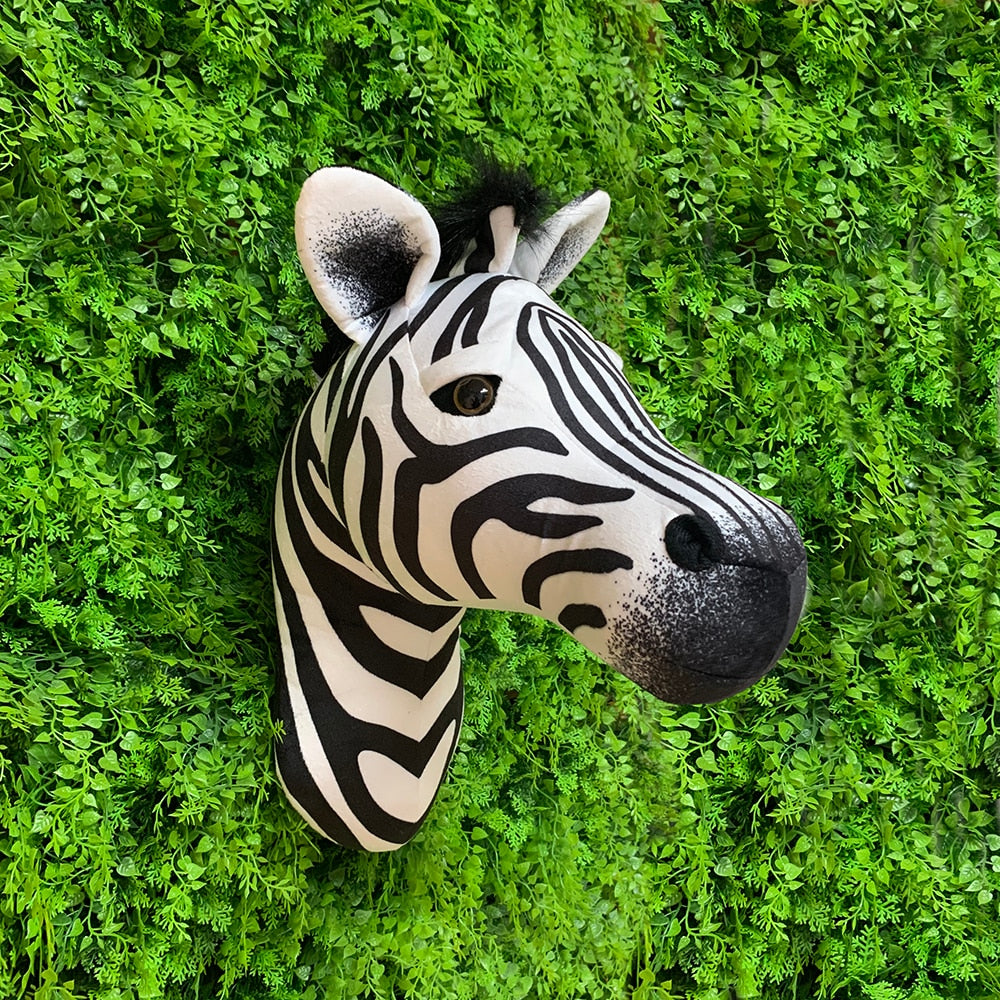 Zebra Animal Head Décor – Cozy Nursery